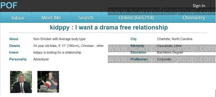 Romance Scam/Charity Scam/Phishing: GEORGE MARTINS