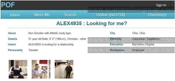 Romance Scam: ANTHONY NEWTON