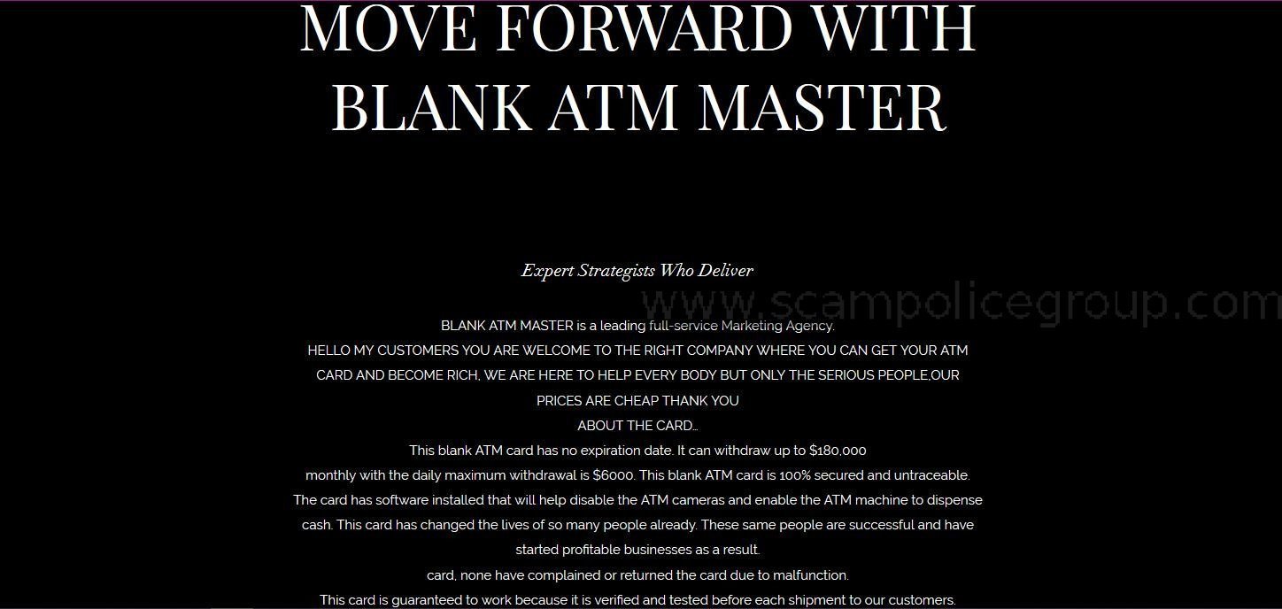 SPAM: Advance Fee Fraud/Phishing: BLANK ATM MASTER USA DATABASE ...