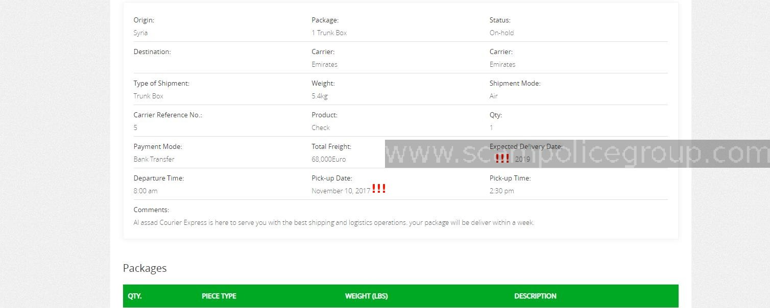 Romance Scam/Parcel Delivery Scam/Phishing: JACKSON WILLIAM ...