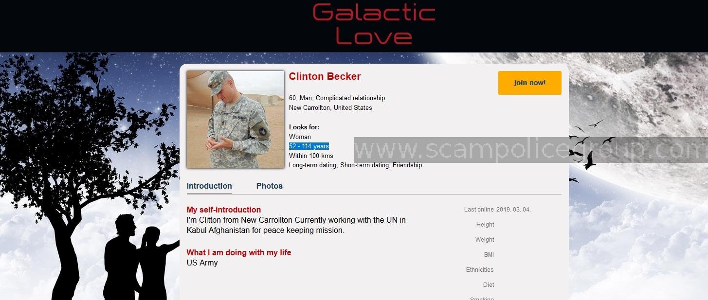 Romance Scam/Army Leave scammer: MOSES BECKER / BEK BEKWIL - Scampolice ...