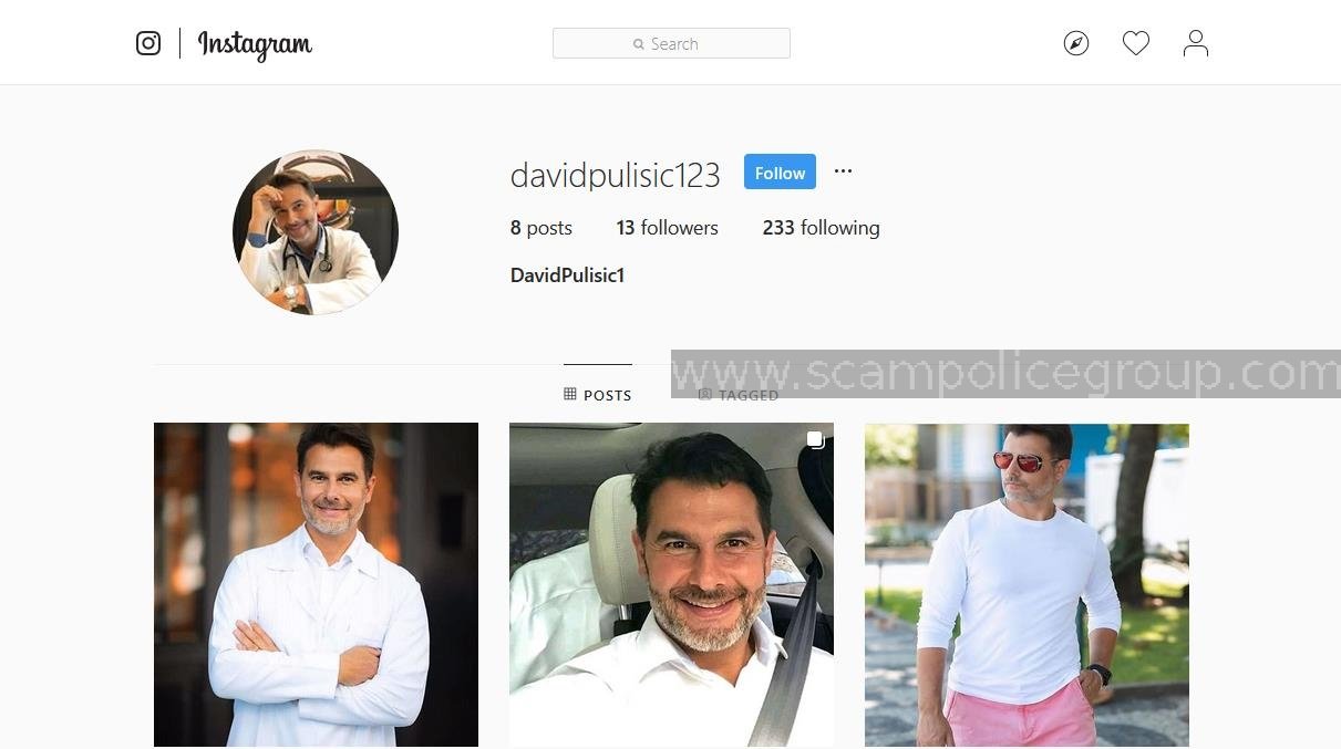 Romance Scam/Army Leave Scam: DAVID PULIS